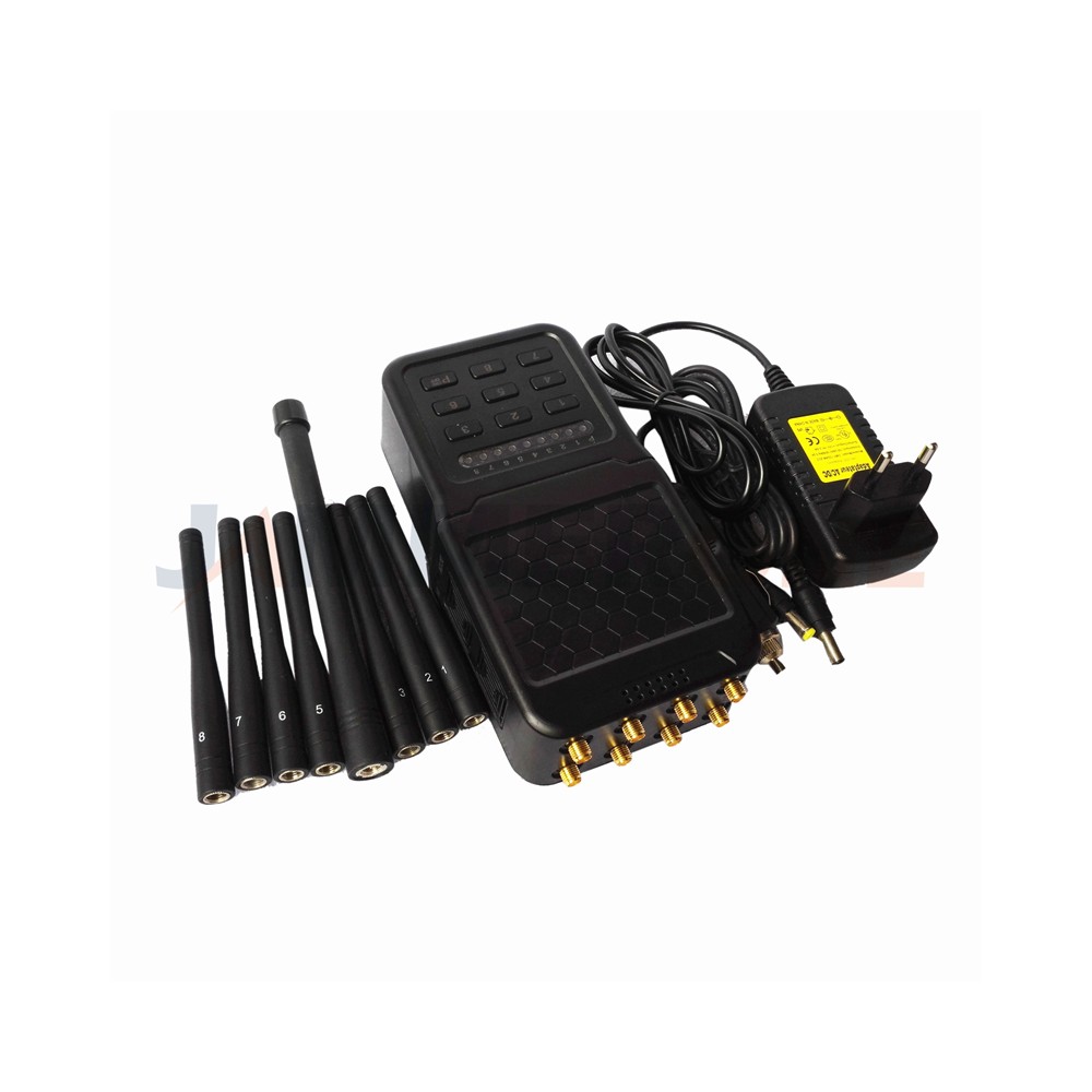 Newest 8-CH Portable 5GHz Mobile Phone Signal Jammer Blocker With ABS ...