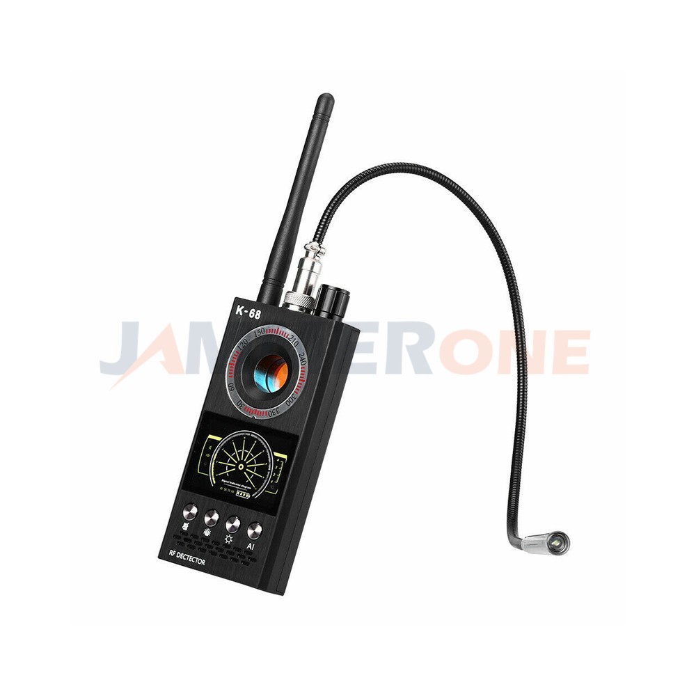 K68 Wireless Rf Bug Signal Detector Anti Spy Camera Lens Bug Finder