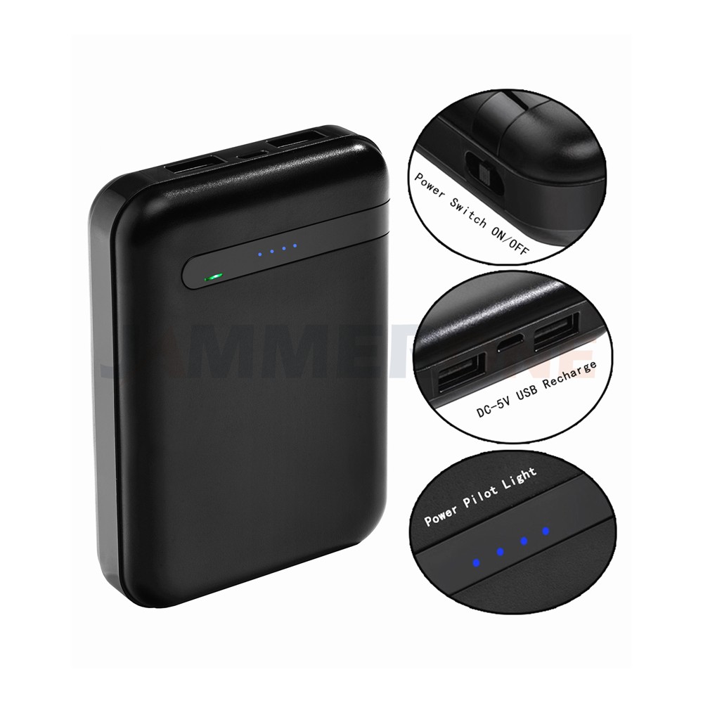 Power Bank Portable design Mini Hidden 4 Antennas GPS Jammer Block GPS ...